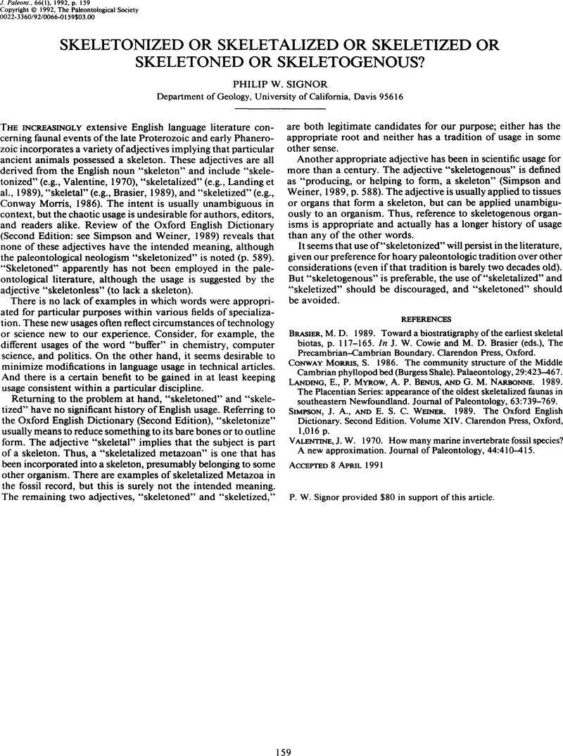 Skeletonized or skeletalized or skeletized or skeletoned or ...