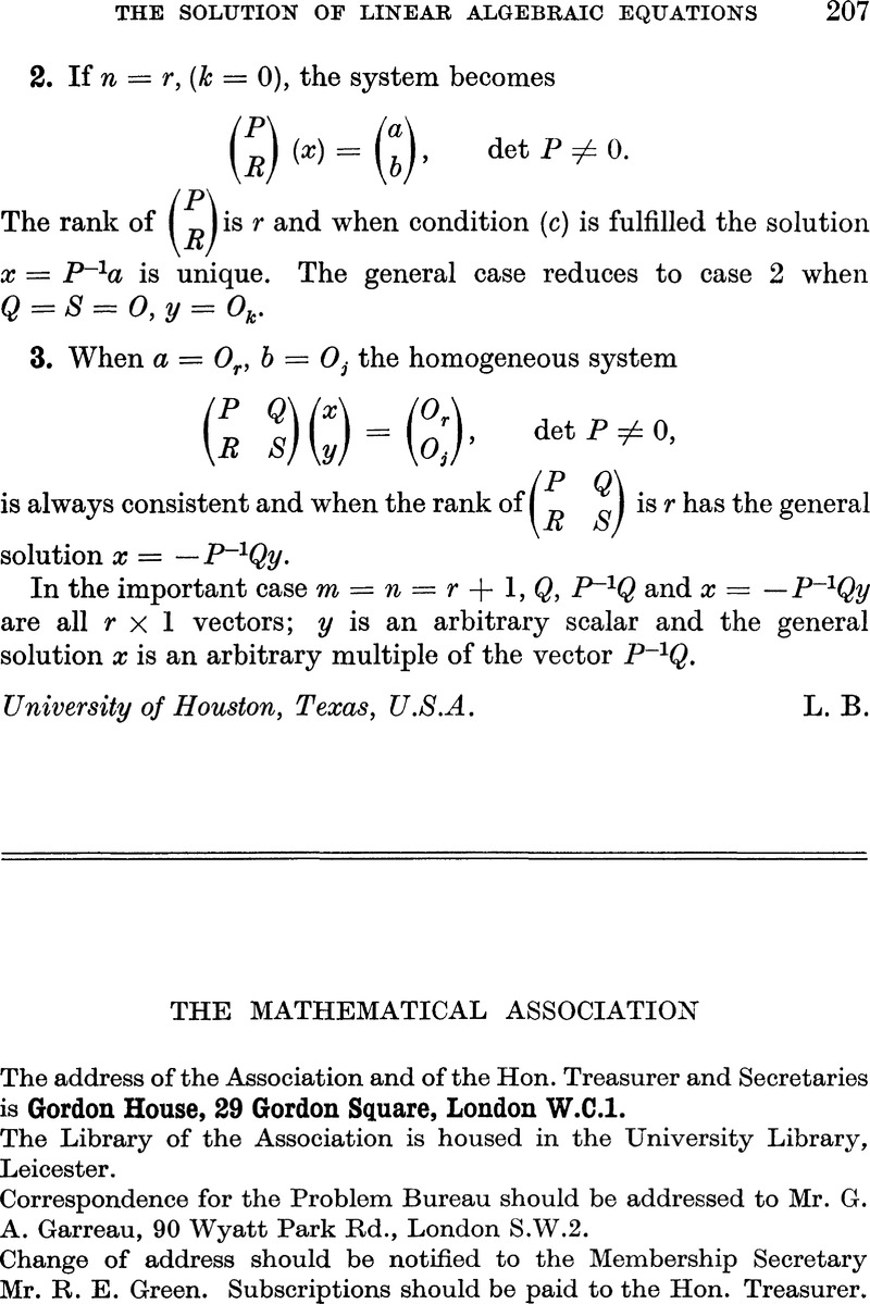 The Mathematical Association | The Mathematical Gazette | Cambridge Core