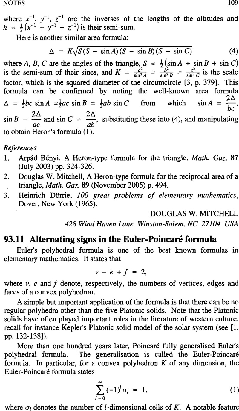 93.11 Alternating signs in the Euler-Poincaré formula | The ...