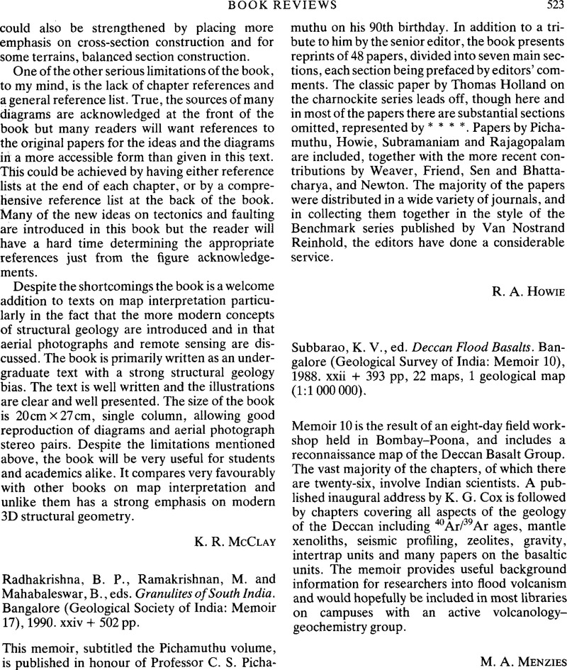 B. P. Radhakrishna, M. Ramakrishnan and B. Mahabaleswar, eds ...