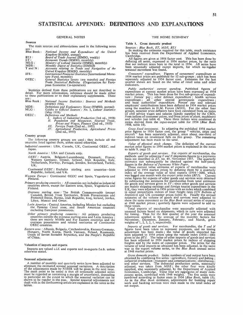 Statistical Appendix: Definitions and Explanations | National Institute ...