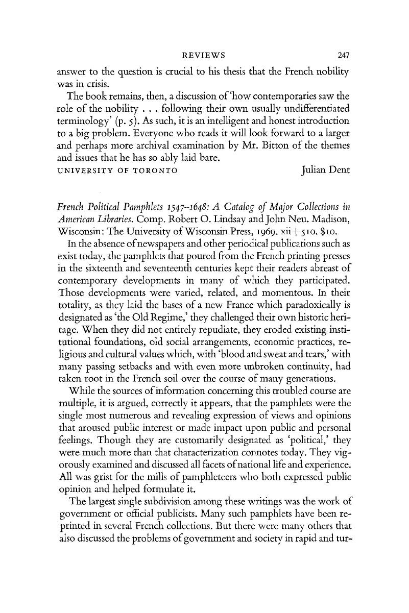 French Political Pamphlets 1547-1648: A Catalog of Major Collections in ...