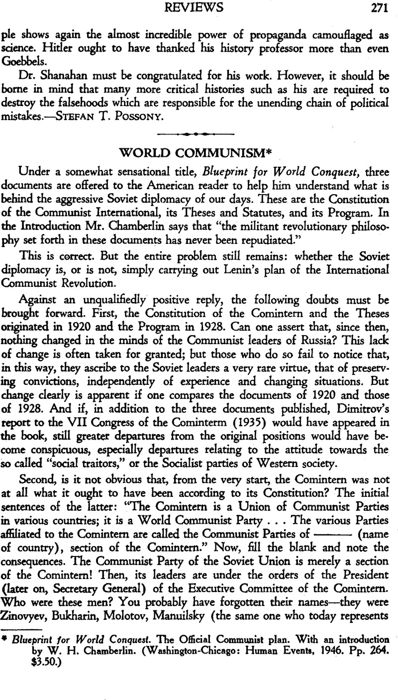 World Communism - Blueprint for World Conquest. The Official Communist ...