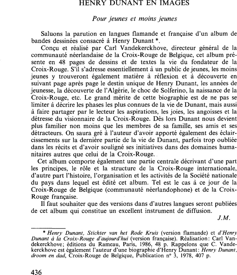 Henry Dunant en images: Pour jeunes et moins jeunes - Henry Dunant ...