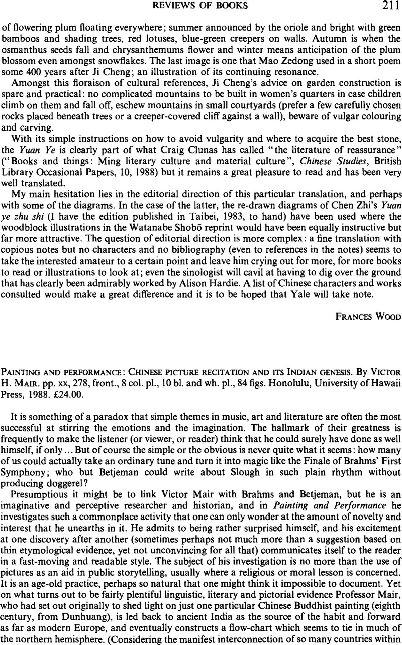 Painting and performance: Chinese picture recitation and its Indian ...