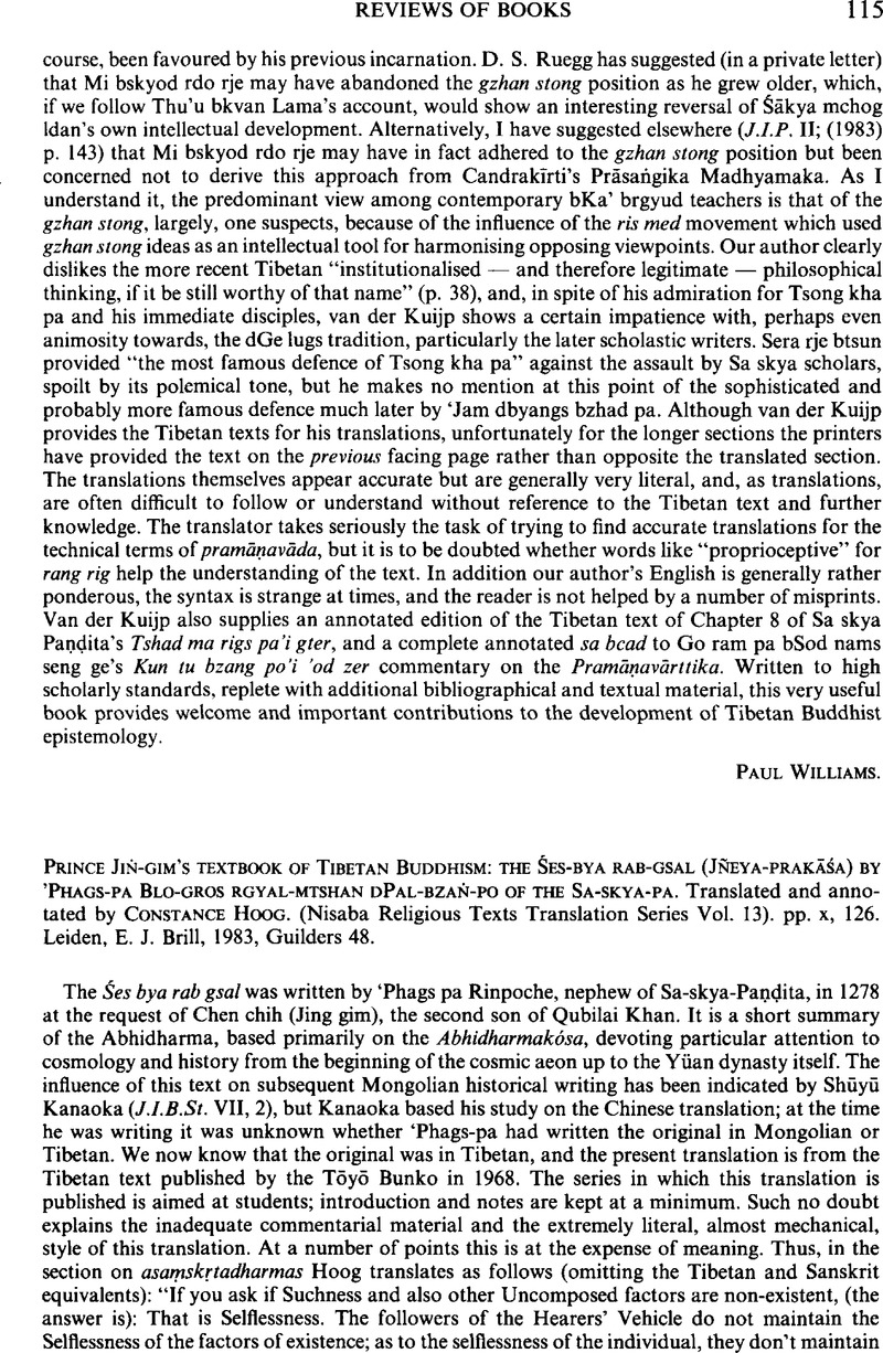 Prince Jiṅ-Gim's textbook of Tibetan Buddhism: the Śes-bya rab-gsal ...