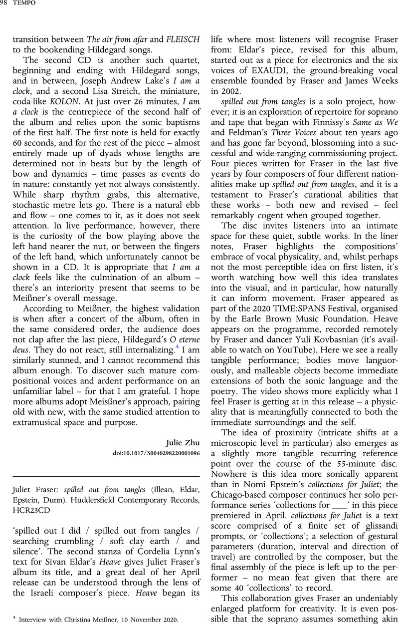 Juliet Fraser - Juliet Fraser: spilled out from tangles (Illean, Eldar ...