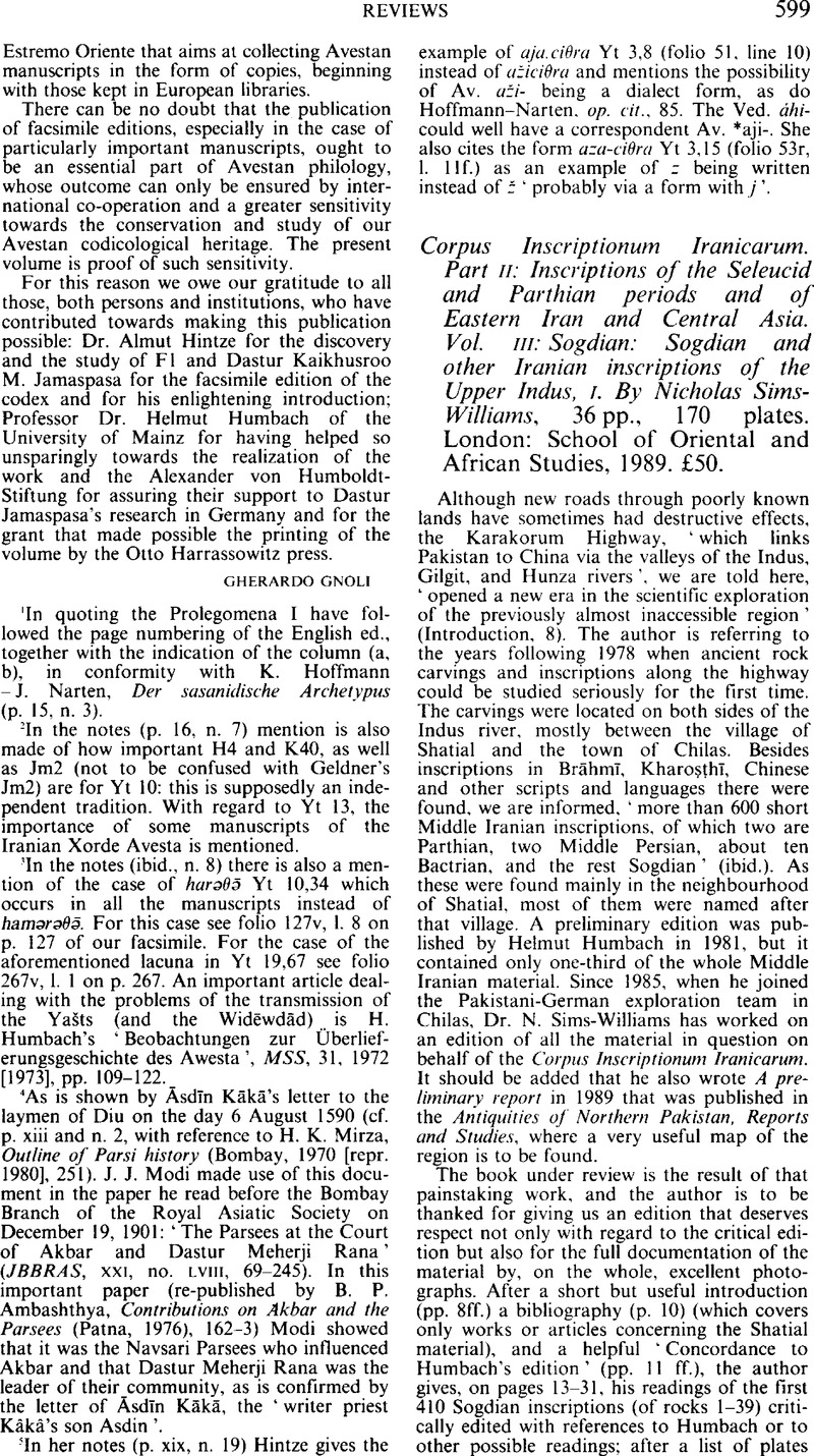 Corpus Inscriptionum Iranicarum. Part II: Inscriptions of the Seleucid ...