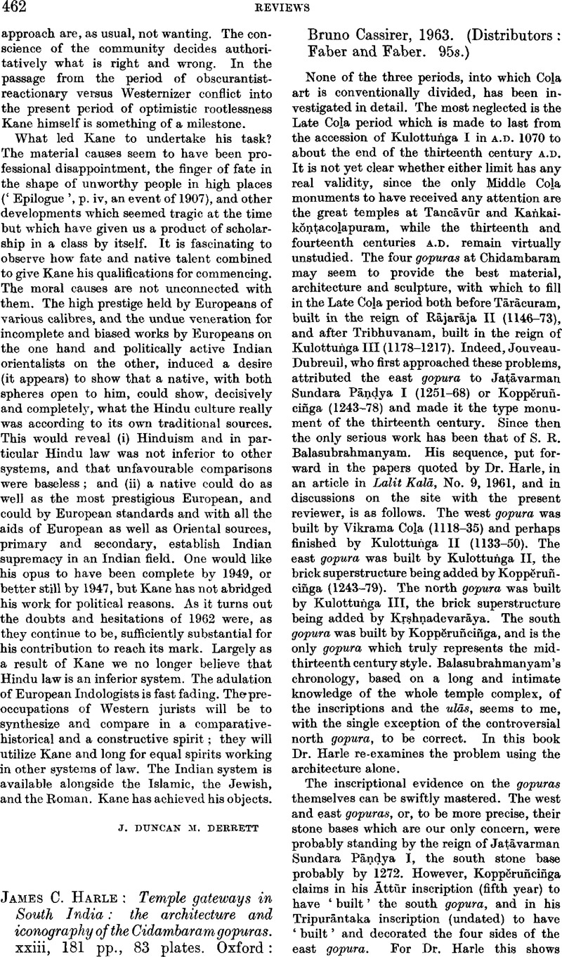 James C. Harle: Temple gateways in South India: the architecture and ...