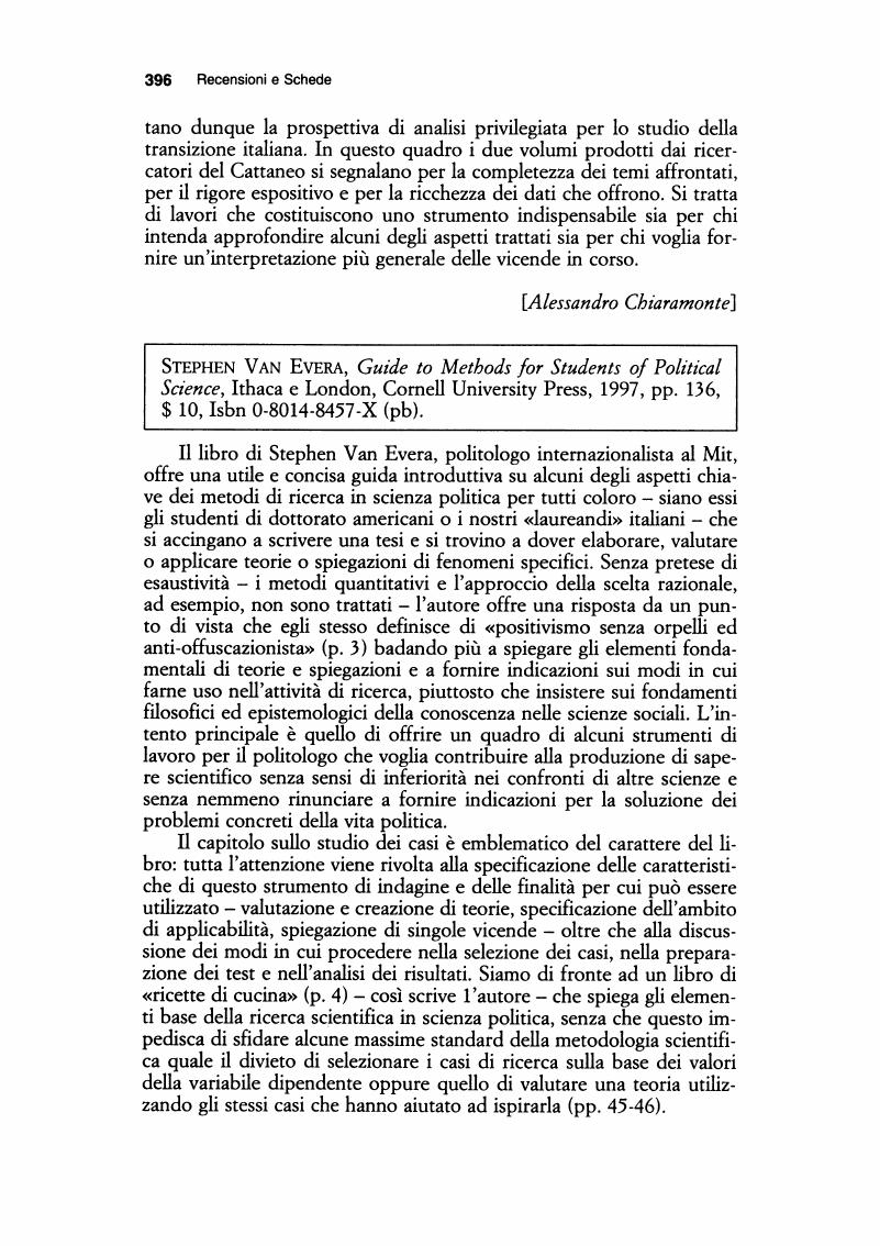 Stephen Van Evera, Guide to Methods for Students of Political Science ...