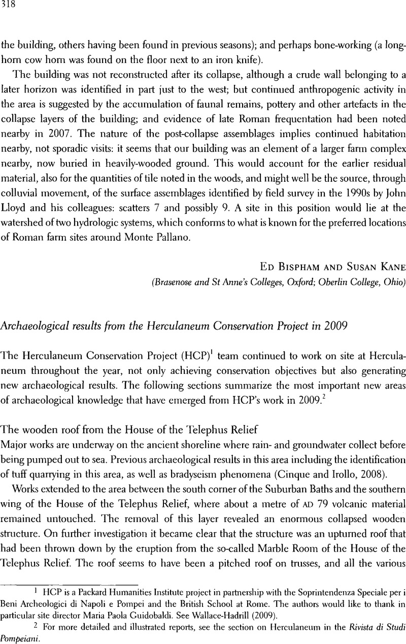 Archaeological Fieldwork Reports: Archaeological results from the ...