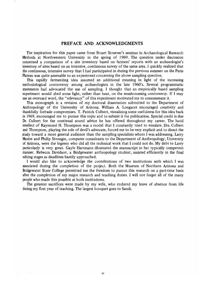 Preface and Acknowledgments | Memoirs of the Society for American ...