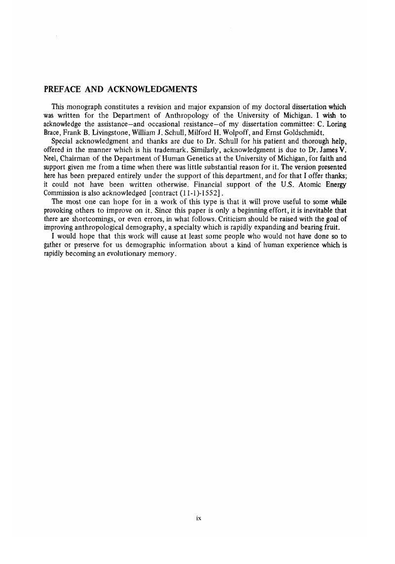 Preface and Acknowledgments | Memoirs of the Society for American ...