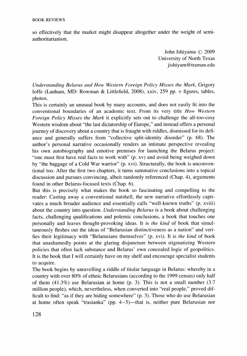 Understanding Belarus and How Western Foreign Policy Misses the Mark ...