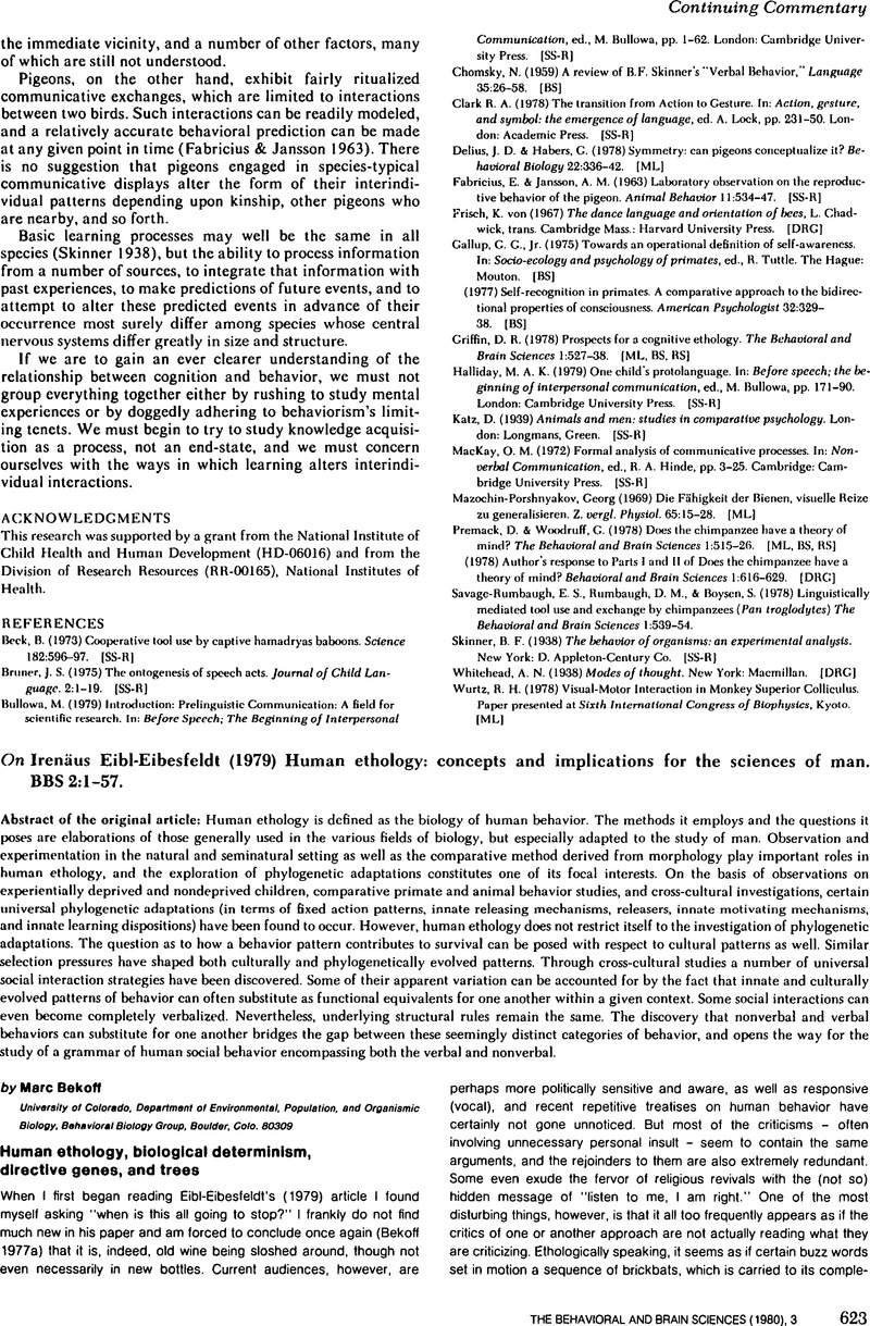 Still-life photographs: The power of human ethology in the explanation ...