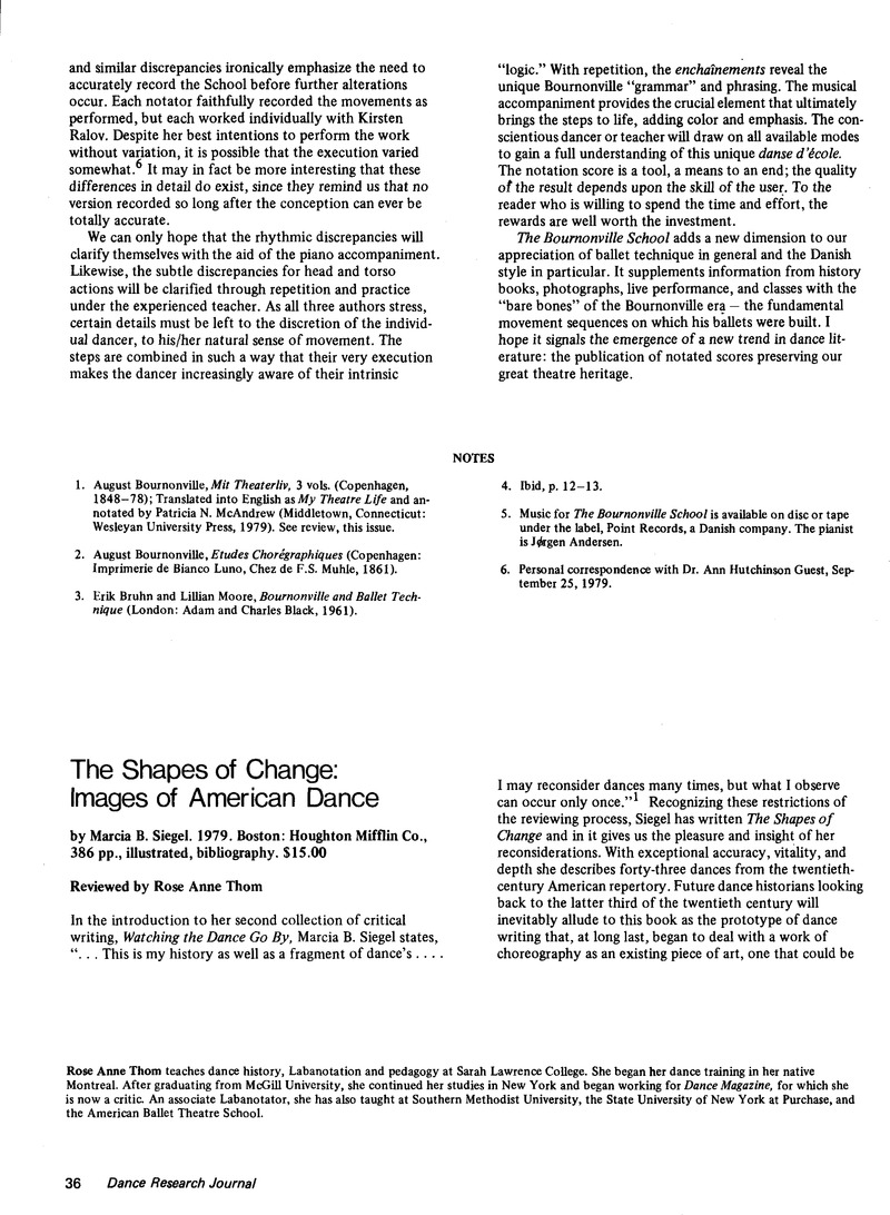 The Shapes of Change: Images of American Dance by Marcia B. Siegel ...