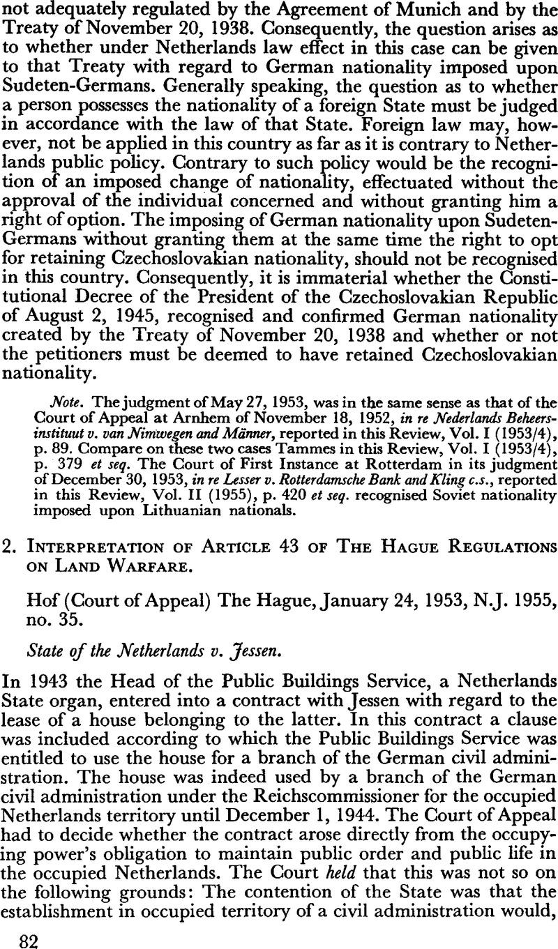Interpretation of Article 43 of The Hague Regulations on Land Warfare ...