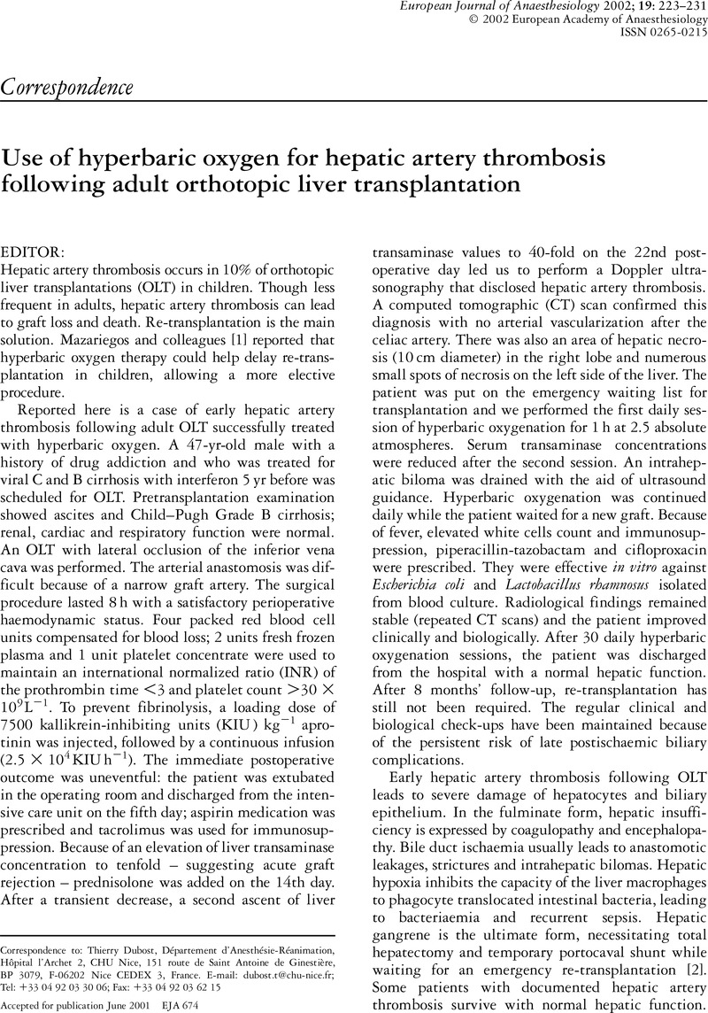Minor haemodynamic responses in coronary bypass patients following ...