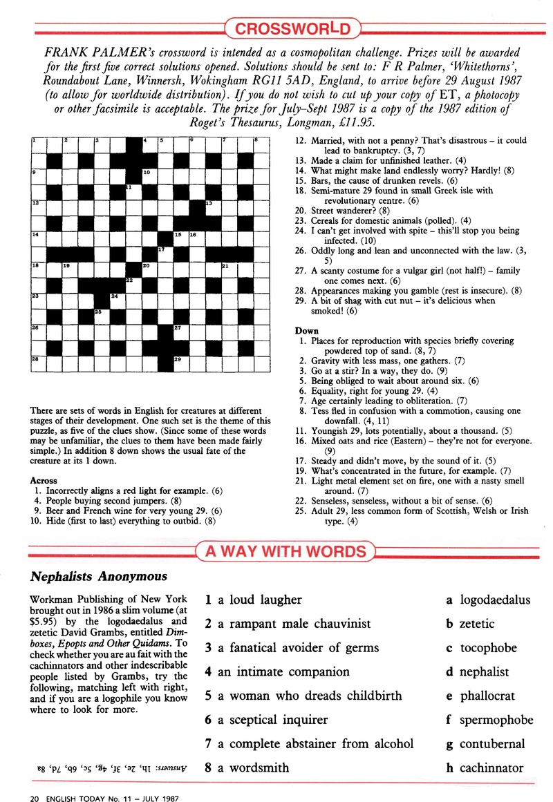 A Way with Words | English Today | Cambridge Core