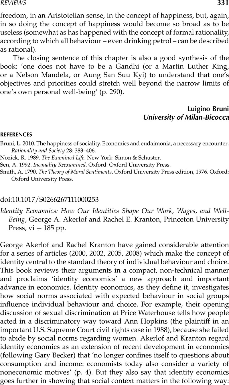 Identity Economics: How Our Identities Shape Our Work, Wages, and Well ...