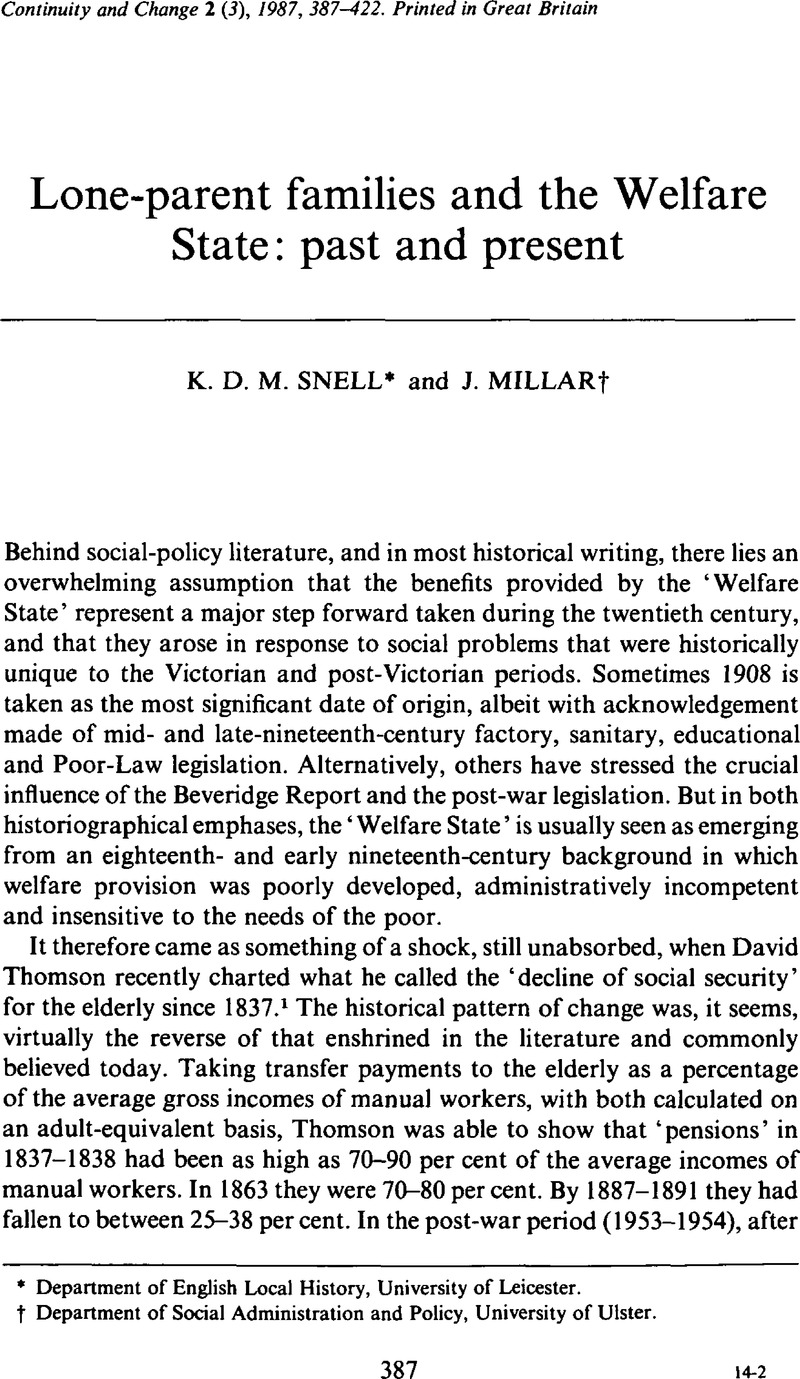 British Welfare State