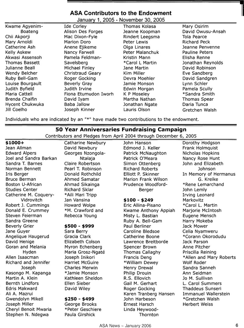 50 Year Anniversaries Fundraising Campaign | ASA News | Cambridge Core