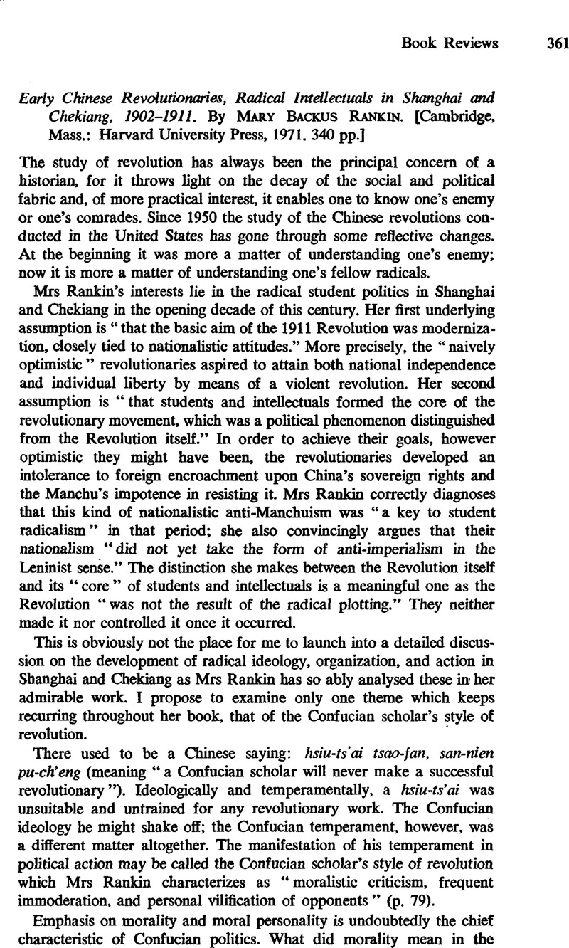 Early Chinese Revolutionaries, Radical Intellectuals in Shanghai and ...