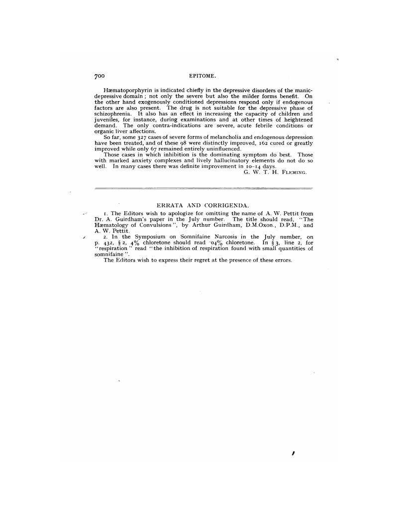 Errata and Corrigenda | Journal of Mental Science | Cambridge Core