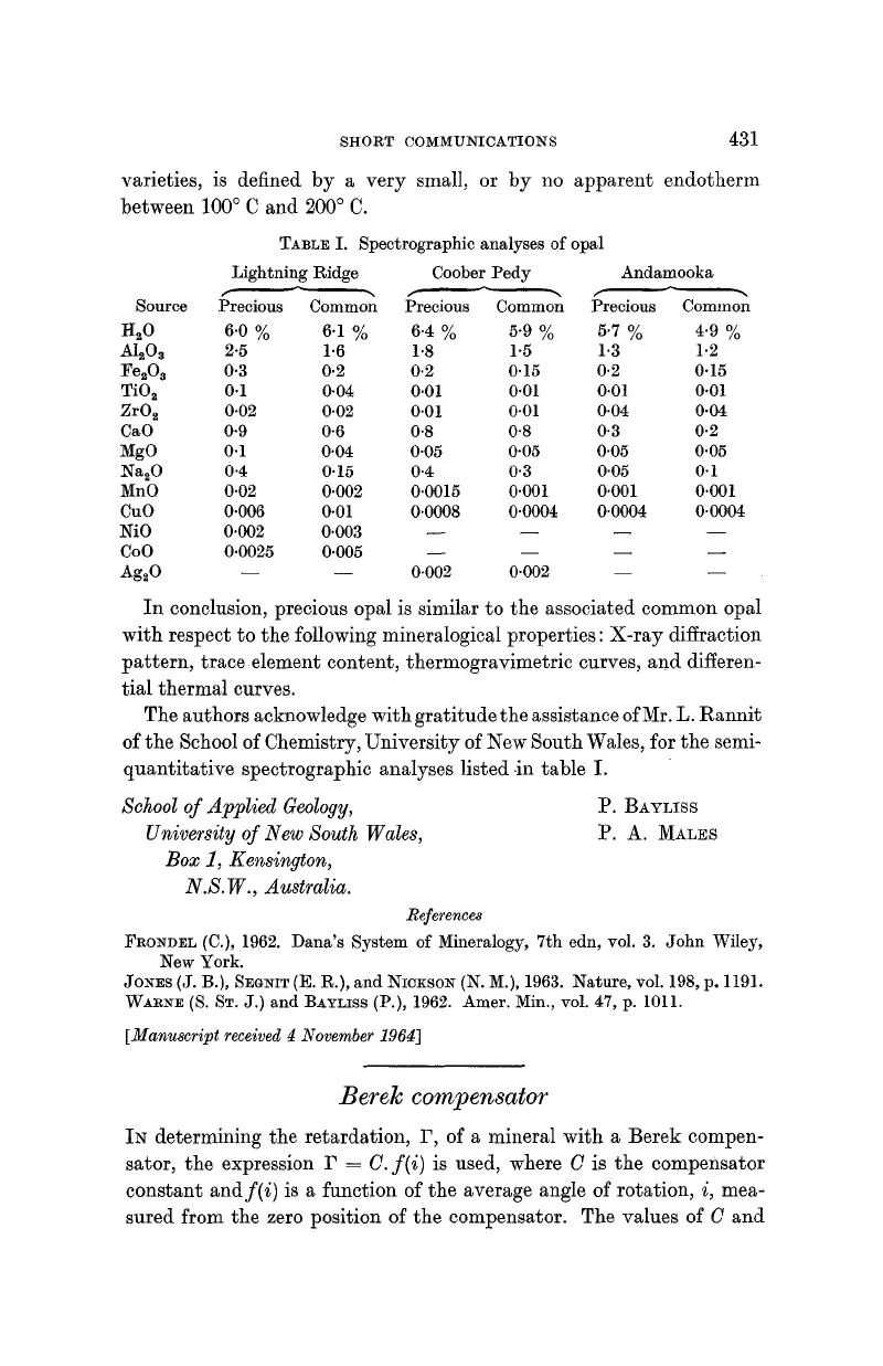 Berek compensator | Mineralogical magazine and journal of the ...