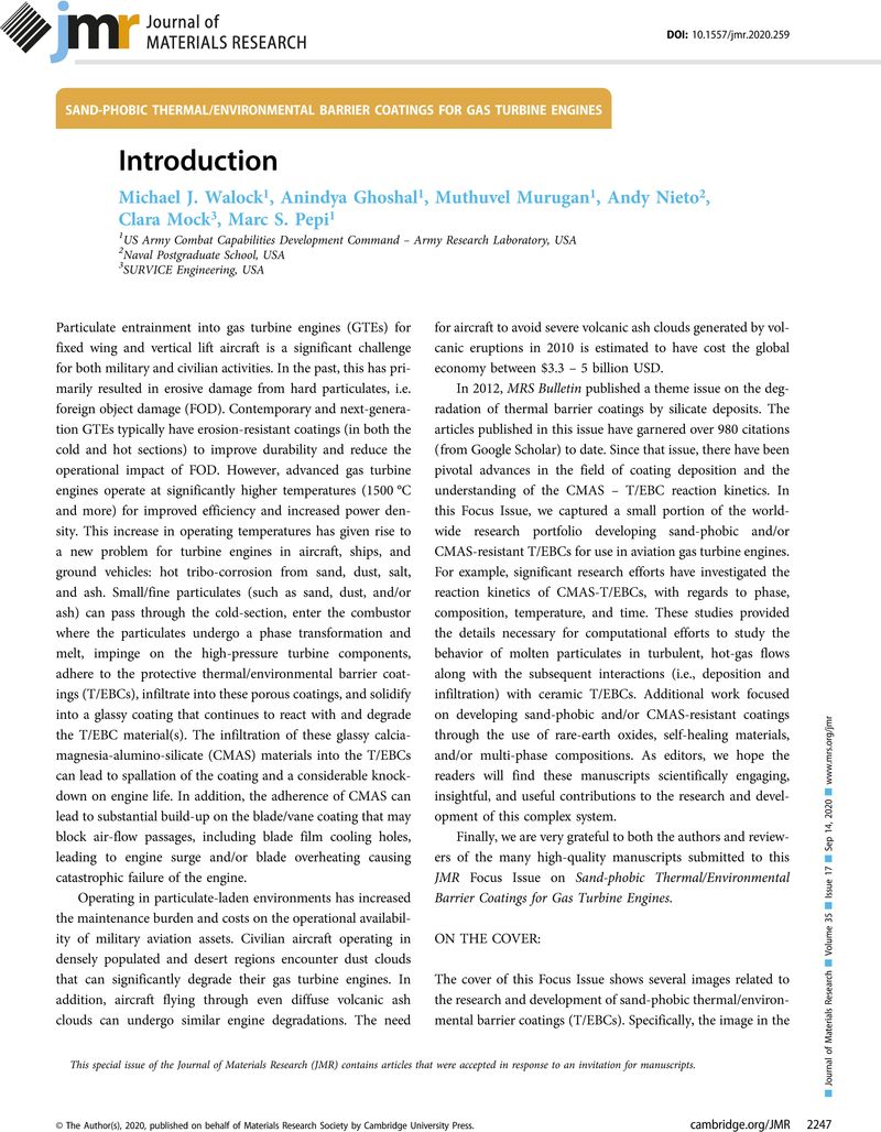 Introduction | Journal of Materials Research | Cambridge Core