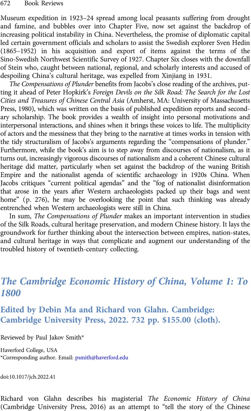 The Cambridge Economic History of China, Volume 1: To 1800 Edited by ...