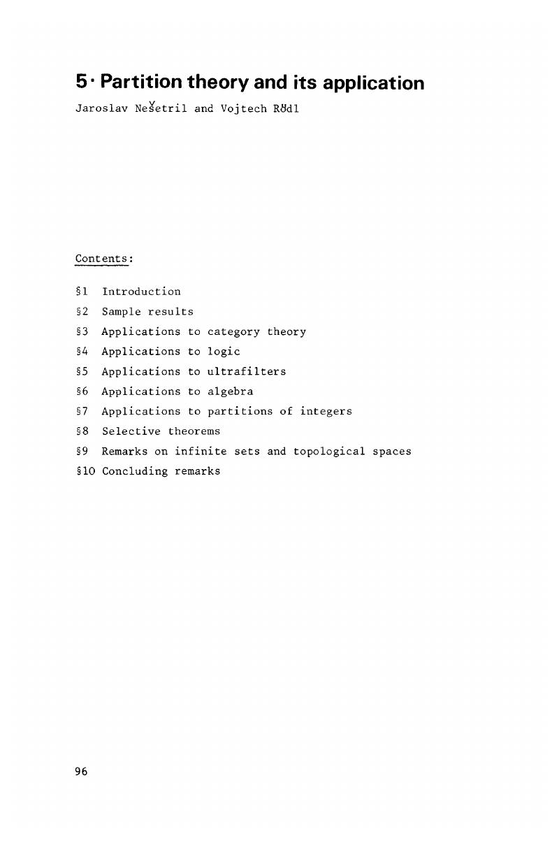 Partition Theory And Its Applications Chapter 5 Surveys In Combinatorics