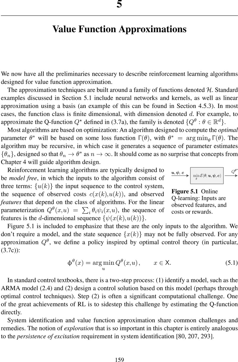Value Function Approximations Chapter 5 Control Systems And Reinforcement Learning