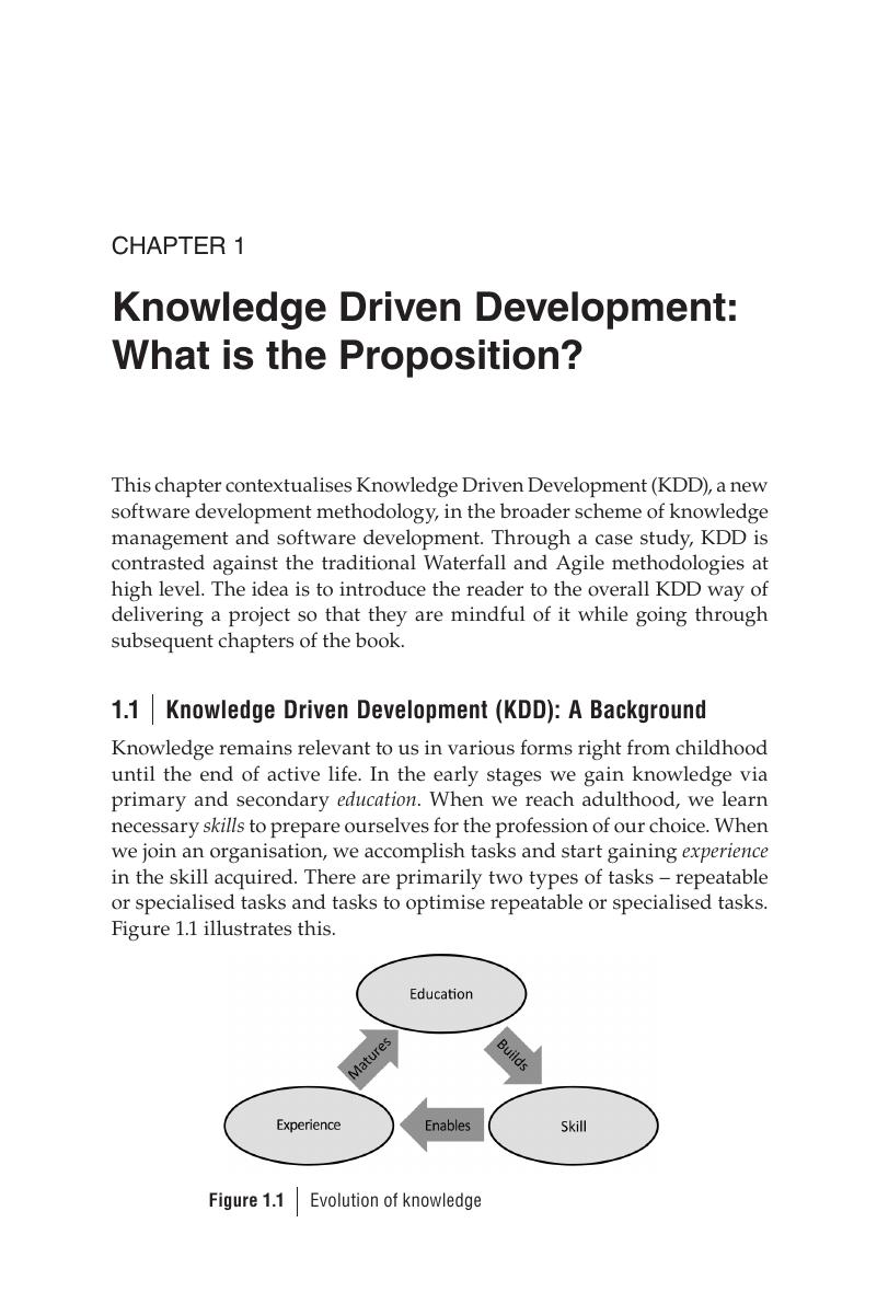 Knowledge Driven Development: What is the Proposition? (Chapter 1 ... Knowledge Driven Development: What is the Proposition? (Chapter 1 ...