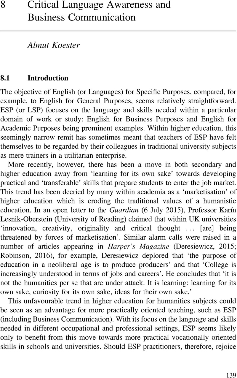 Transcription Conventions for examples from Koester (2004) (Appendix 8. ...