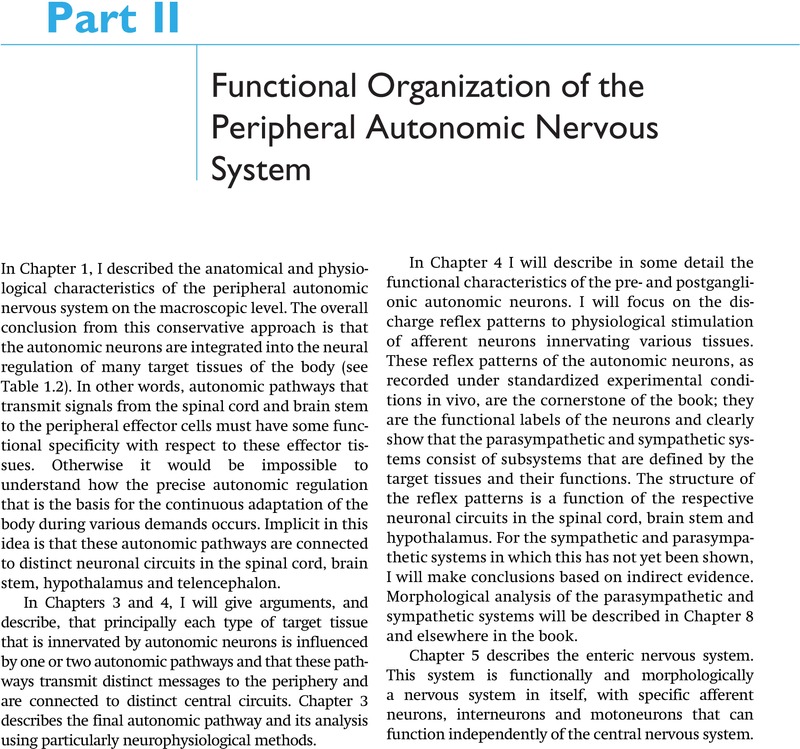 Functional Organization of the Peripheral Autonomic Nervous System ... Functional Organization of the Peripheral Autonomic Nervous System ...