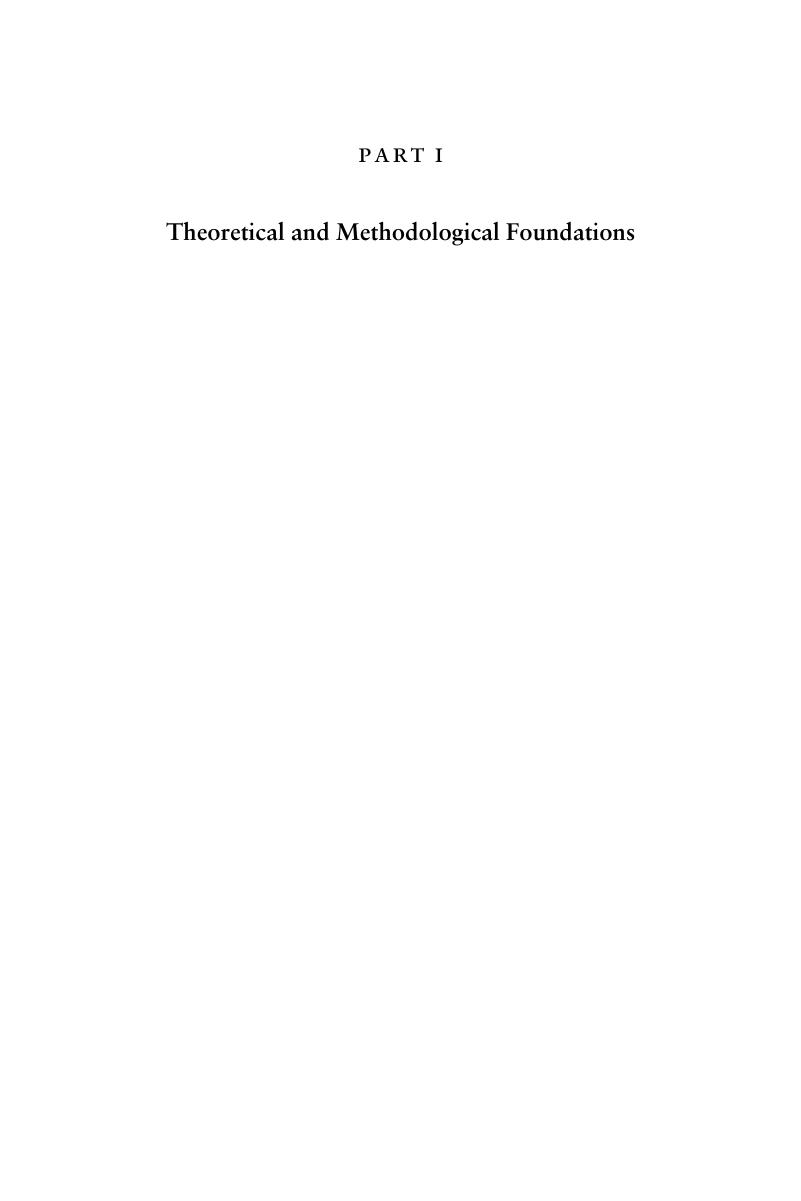 Theoretical and Methodological Foundations (Part I) - Egocentric ... Theoretical and Methodological Foundations (Part I) - Egocentric ...